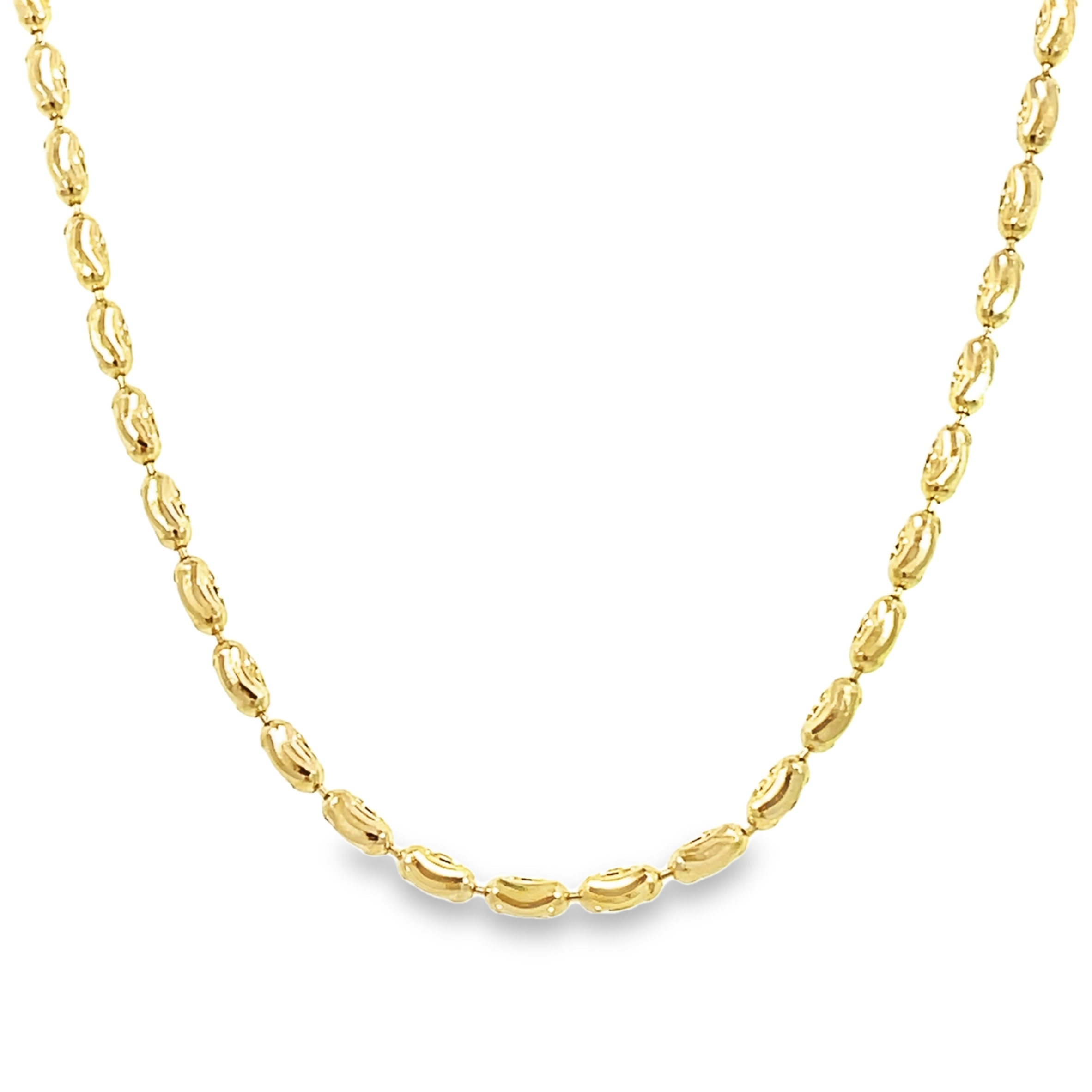 14K Gold Bead Chain Necklace – picntell
